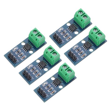 Uxcell 5pcs Acs712 Current Sensor Module 20a Hall Effect Current Sensor Measuring Ac Dc