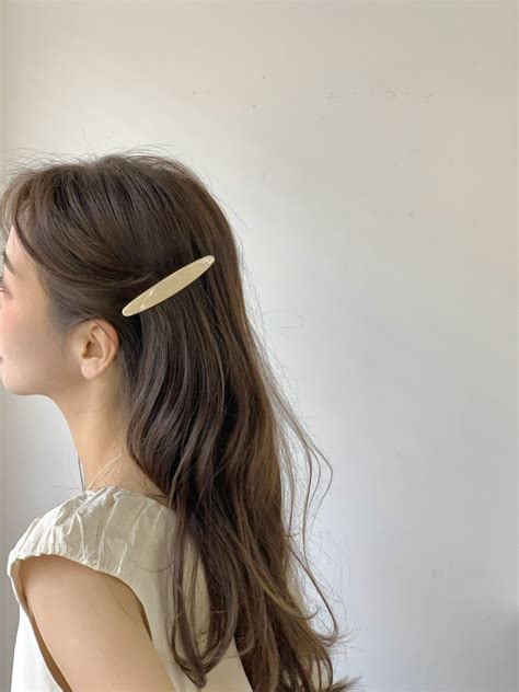 프랑스핀 보트 자동핀 앞머리 옆머리핀 미니 헤어핀 8cm 핀대