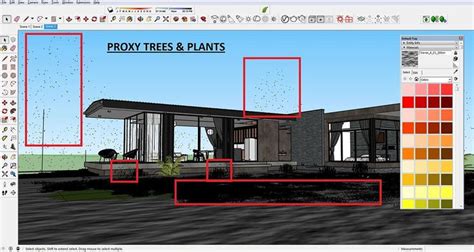 Day Scene V Ray 34 For Sketchup Sketchup 3d Rendering Tutorials By Sketchupartists