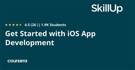Get Started With Ios App Development Coursera