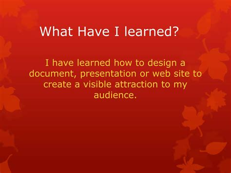 Final Course Reflection Pptx