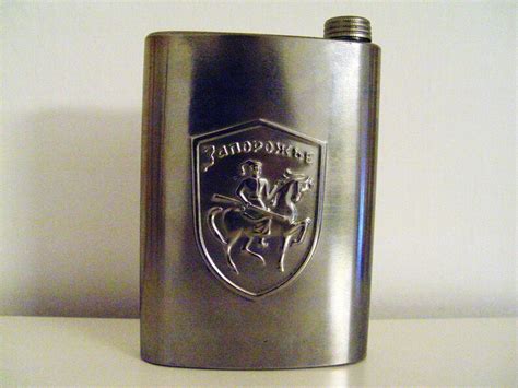 Flask Ussr Soviet Flask Flask Stainless Etsy