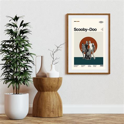 Scooby Doo Movie Poster Raja Gosnell Movie Poster Minimalist Art