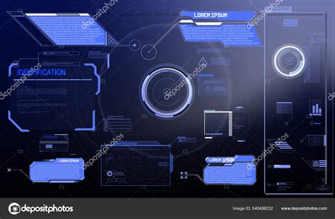 sci fi futuristic hud dashboard display virtual reality technology