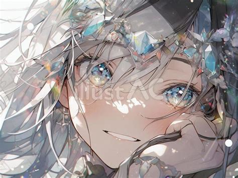 宝石のような瞳の少女アニメキャライラスト No 23925497｜無料イラスト・フリー素材なら「イラストac」