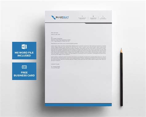 Briefkopf Design Vorlagen Kostenlos