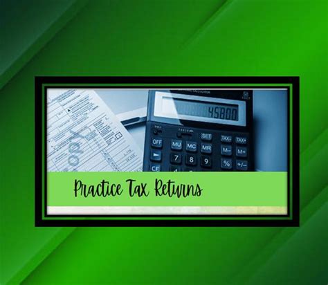 Practice Tax Returns Part 1 Etsy
