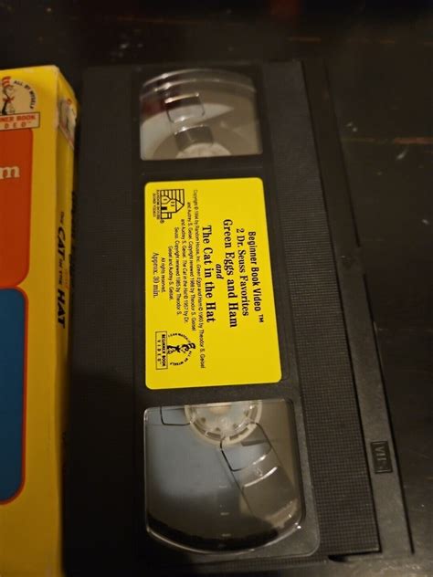 2 Dr Seuss Favorites Green Eggs And Ham And The Cat In The Hat Vhs
