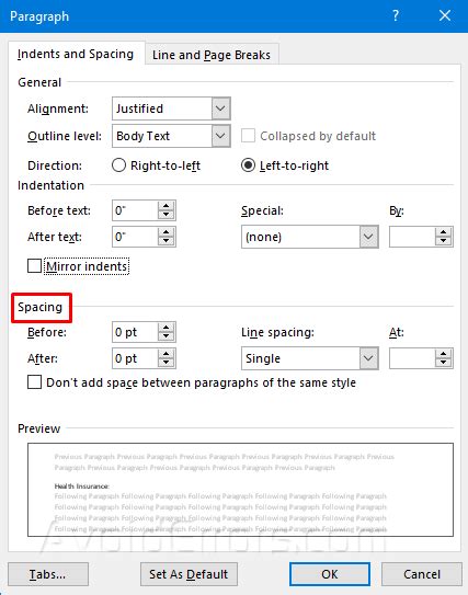 How To Set Double Line Spacing In Ms Word Avoiderrors