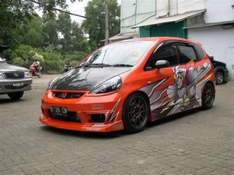 Honda Jazz RS Modifikasi Red Rental Mobil Jogja Harga Sewa Mobil Rp Rb