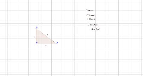 Pythagorean Theorem Proof GeoGebra