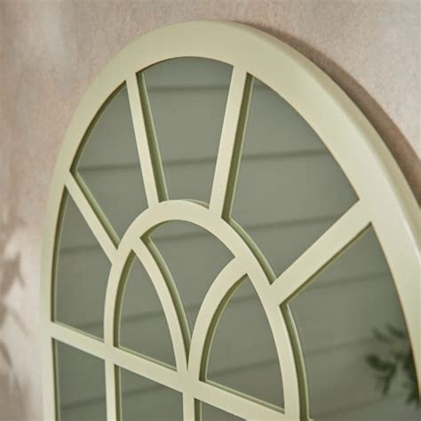 Country Arched Window Indoor Outdoor Wall Mirror Dunelm