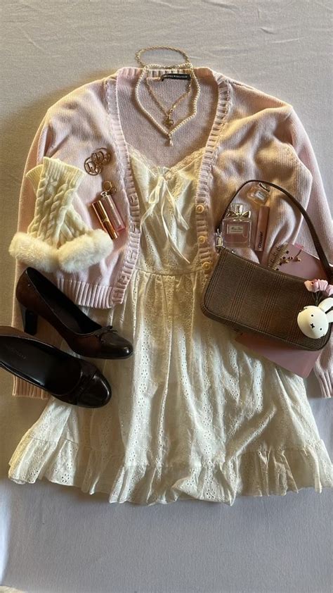Coquette Outfit 🤍🧸 Clothes Fashion Outfits Cute Outfits