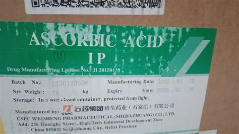 Ascorbic Acid Vitamin C 25kg Bag At ₹ 230kg In Hyderabad Id