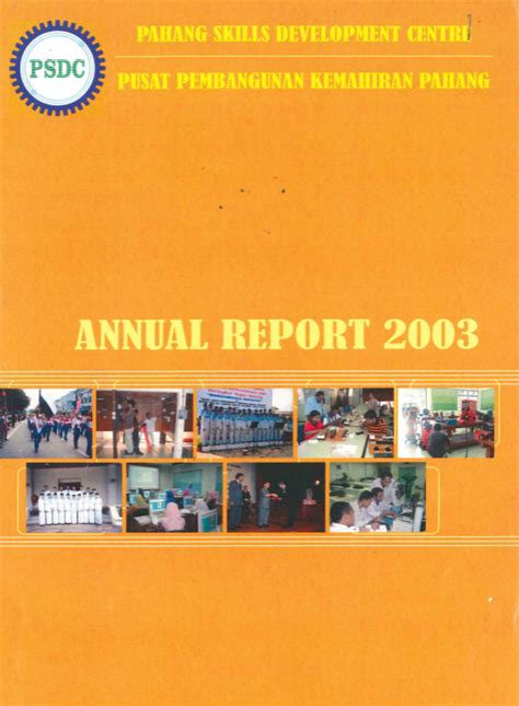 Annual Report Pahang Skills Development Centre