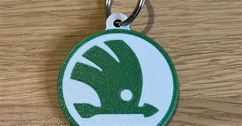 Skoda Keychain Portachiavi Skoda By 3dingo Download Free Stl Model