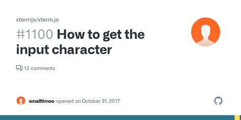 How To Get The Input Character Issue Xtermjs Xterm Js GitHub