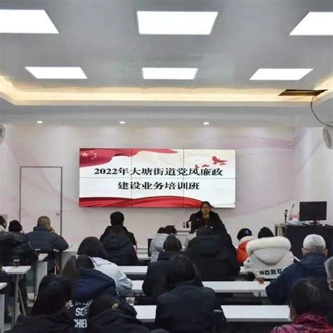 大塘街道召开2022年党风廉政建设业务提升培训班工作廉网教育