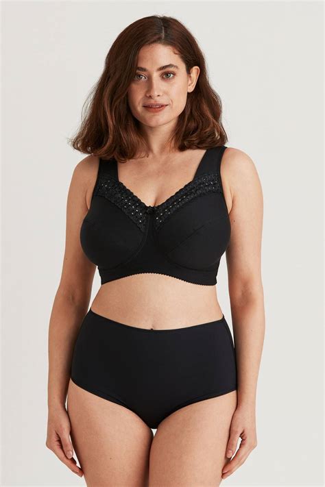Broderie Anglaise Bh Bügelloser Bequemer Baumwoll Bh Miss Mary
