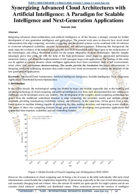 Pdf Synergizing Advanced Cloud Architectures With Artificial
