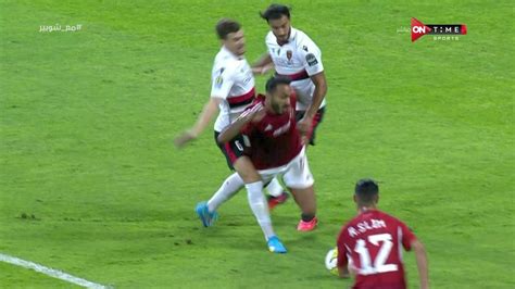 جهاد جريشة عن أداء حكم مباراة الأهلي واتحاد العاصمة الأهلي له ضربة