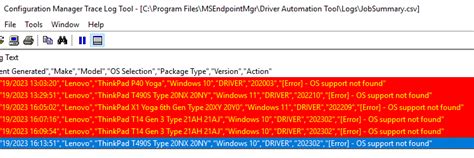 Help With Msendpointmgr Driver Automation Tool R Sccm