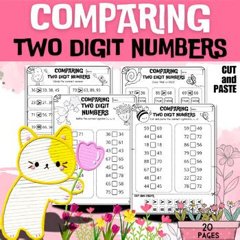 Spring Comparing Two Digit Numbers Greater Than Less Than Equal To