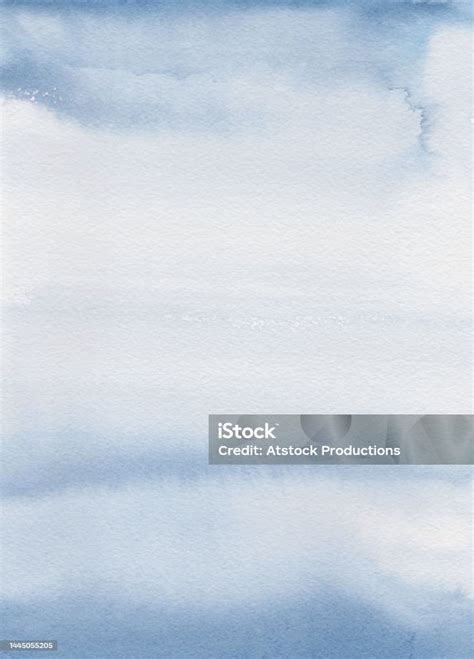 책 표지 초대 카드 등을 위한 흰색 종이 질감 배경에 인디고 블루 추상 수채화 그림 0명에 대한 스톡 벡터 아트 및 기타 이미지
