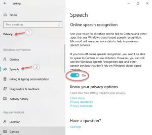 How To Turn Off Speech Recognition In Windows