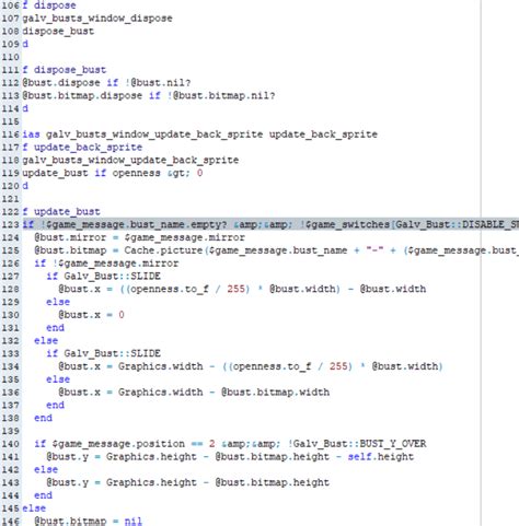 Issue With Galv S Bust Script RPG Maker Forums