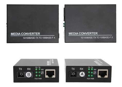 Convertidor De Medios De Módem De Fibra Óptica Al Ethernet M Cuotas