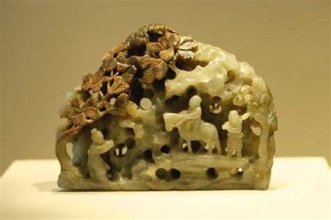 明代春水秋山玉雕图 春水玉秋山玉特征 大山谷图库