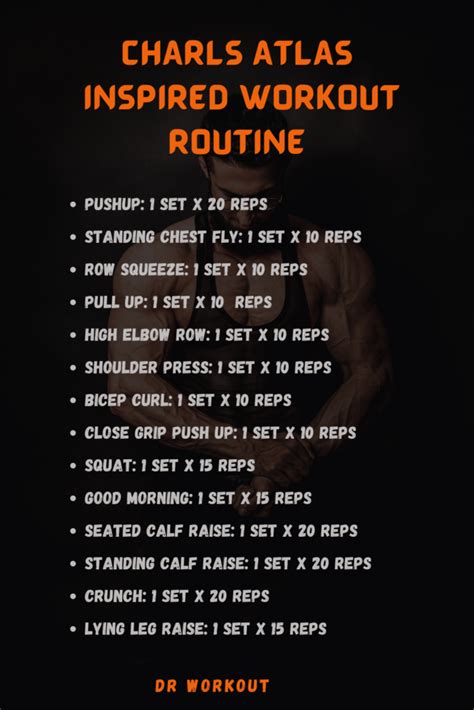 Mastering Fitness With Charles Atlas Workout And Diet Secrets Dr Workout