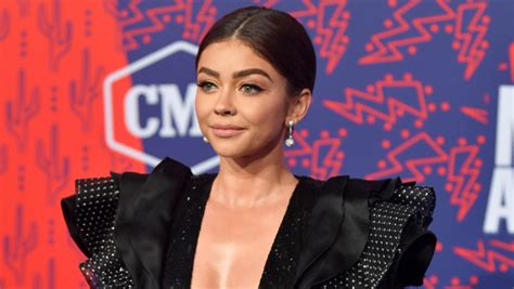 Sarah Hyland Suffers Near Wardrobe Malfunction With Dress — Pics