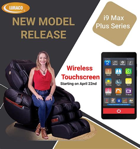 Luraco I9 Max And I9 Max Special Edition Massage Chair Made In Usa