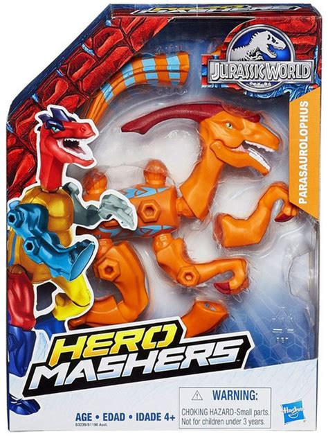 Jurassic World Hero Mashers Parasaurolophus Action Figure Hasbro Toys