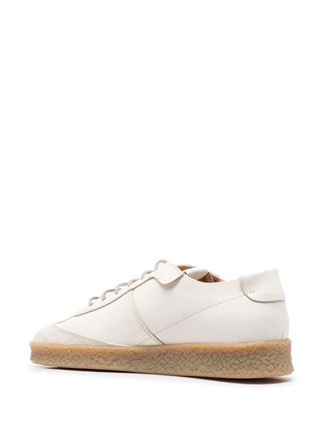 Buttero Panelled Design Low Top Sneakers In Nude Modesens