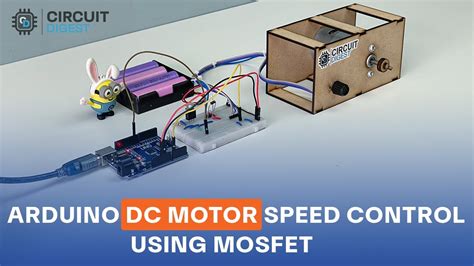 How To Control Speed Of Dc Motor Using Arduino Mosfet And