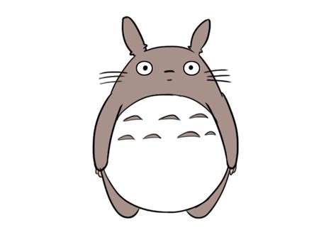 龙猫图片卡通简笔画 龙猫简笔画画法 天气加