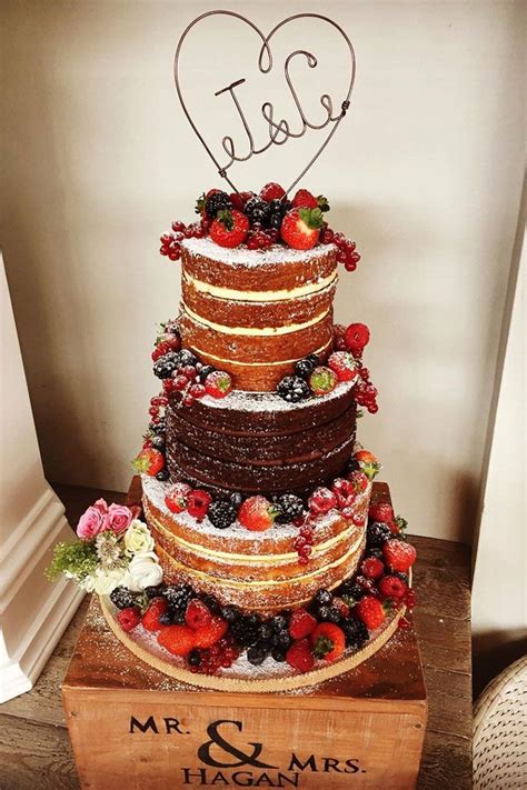 Naked Wedding Cake Inspiration Fab Mood Wedding Color Haircuts