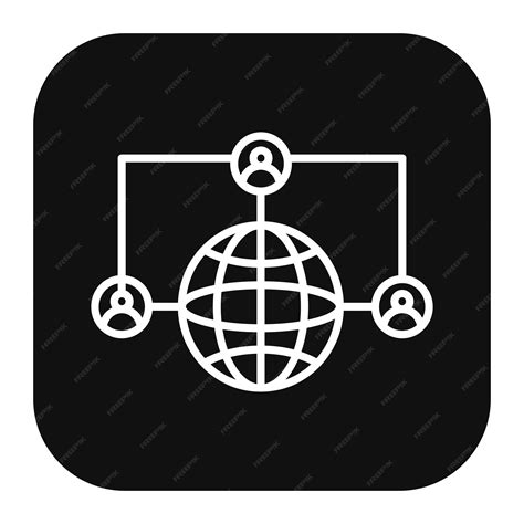 Premium Vector Global Communication Vector Illustration