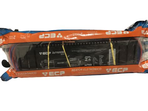 Reator Eletronico P Duas Lampadas 2x110 85W 127V ECP