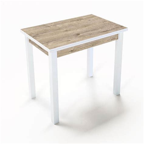 Стол раскладной для маленькой кухни Ажур Fusion Furniture, цвет белый ...