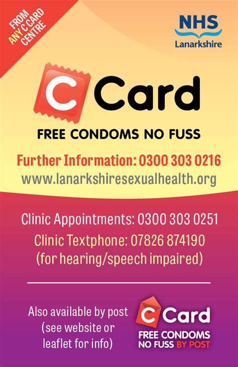 Free Condoms No Fuss Contraception Sh Lanarkshire Sexual Health