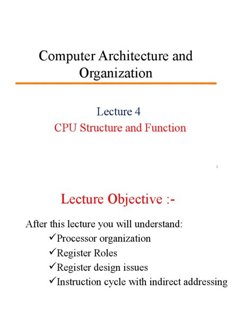 Chapter 2 Lecture 4 And 5 Descargar Gratis Pdf Central Processing Unit Computer Hardware