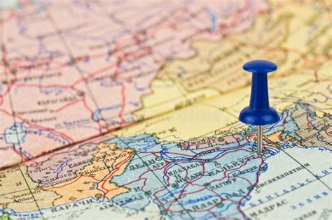 Pin On The Map Stock Photo Image Of Cartography Cities