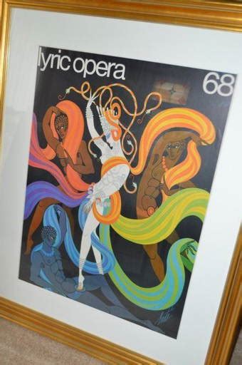 Chicago Lyric Opera Erte Poster 1968
