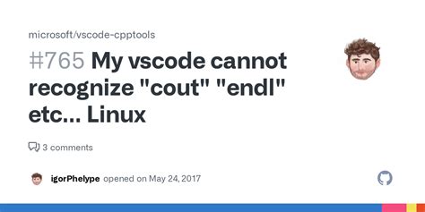 My Vscode Cannot Recognize Cout Endl Etc Linux · Issue 765