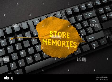 Sign Displaying Store Memories Business Overview A Process Of
