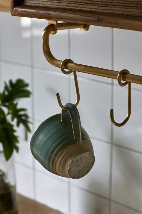 Farm House Solid Brass Hanging Pot Rack Alotofbrassera